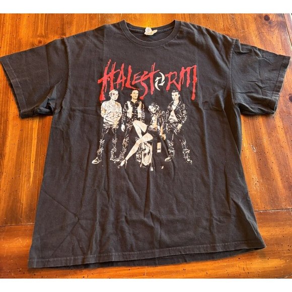 Jerzees | Shirts | Halestorm Band Shirt Mens Xl Redlight King Tour Rock ...